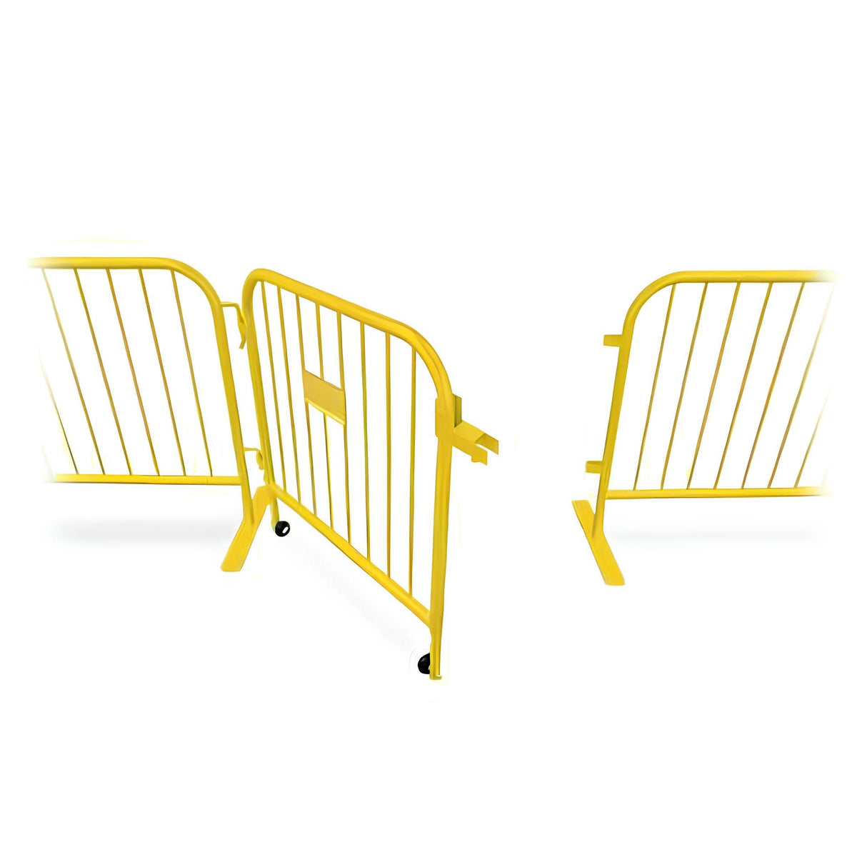 Small Steel Swing Gate Barricade | Heavy-Duty Crowd Control Barriers ...