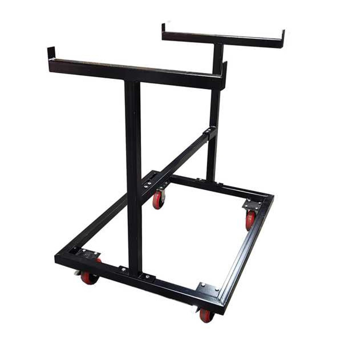 Heavy Duty Steel Barricade Push Cart | Holds 20 Crowd Control Barriers ...